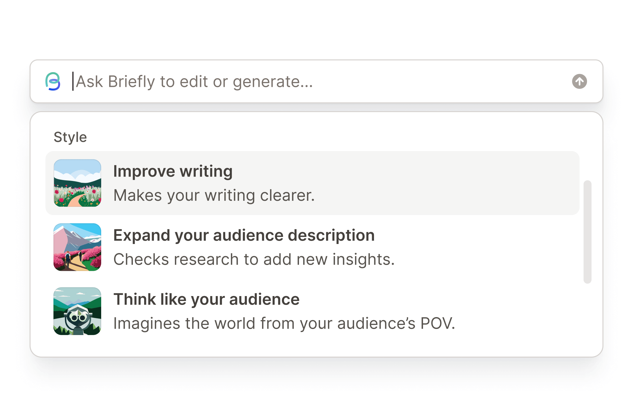 Briefly - AI-Powered Brief Writing